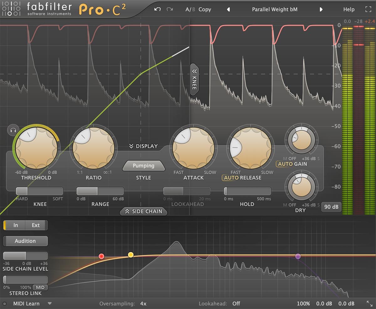 FabFilter Learn - Compression - Compression techniques: bus, parallel and mix bus